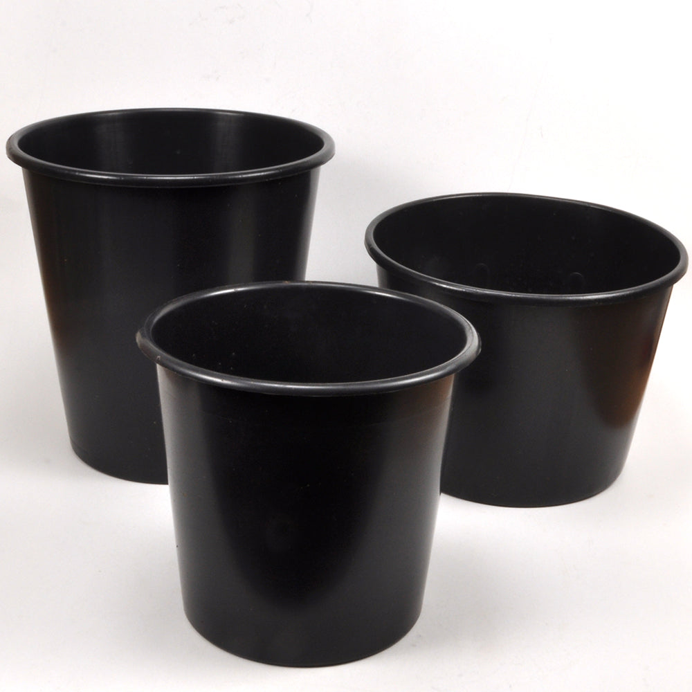 Sorte plastspande – Tempa Håndværk